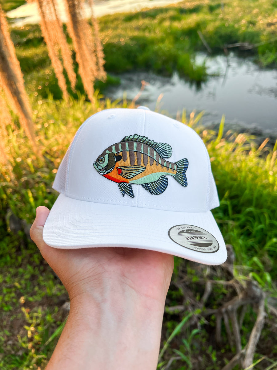 Bluegill Hat [Solid White] – Chick Chase