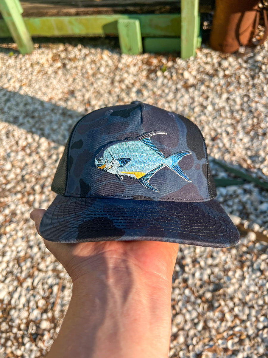 Permit Hat [Admiral Duck Camo/ Black] – Chick Chase