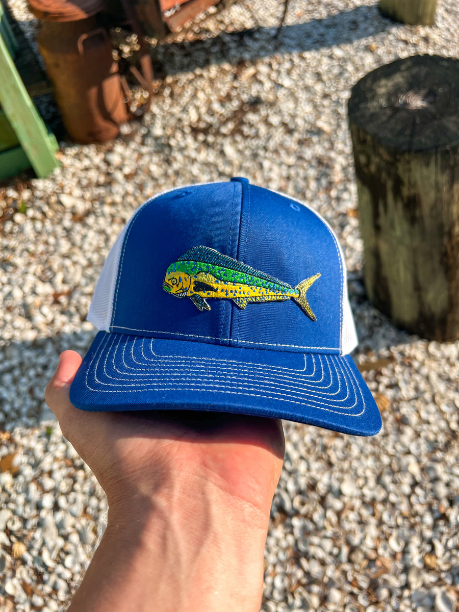 Mahi Mahi Hat [Royal Blue/ White] – Chick Chase