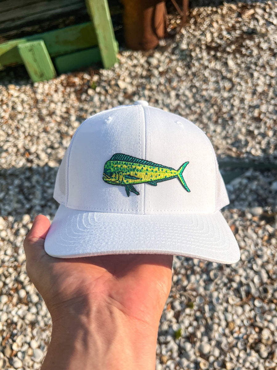 Mahi Mahi Hat [Solid White] – Chick Chase