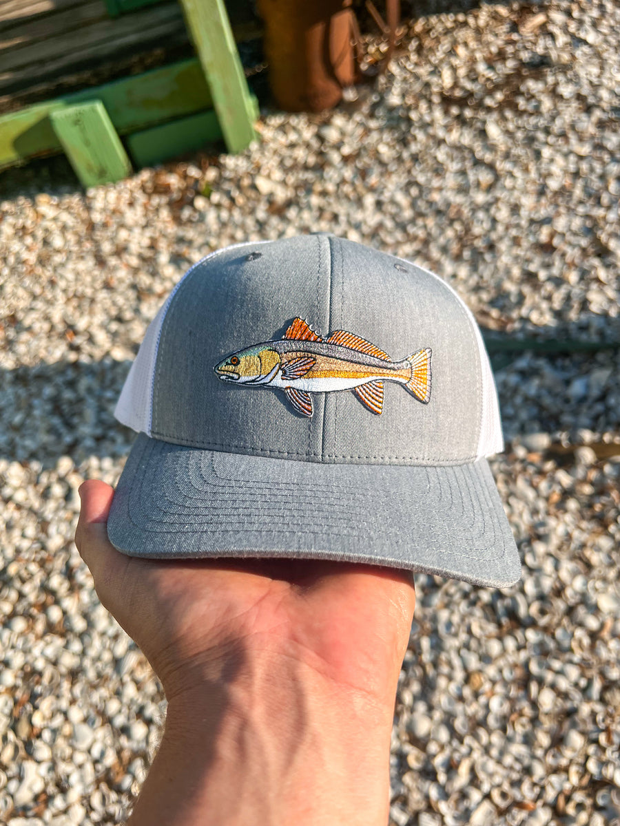 Redfish Hat [Heather Gray/ White] – Chick Chase