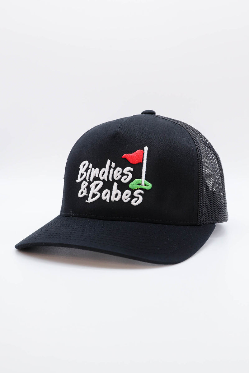 Birdies & Babes Cap [Solid Black] – Chick Chase