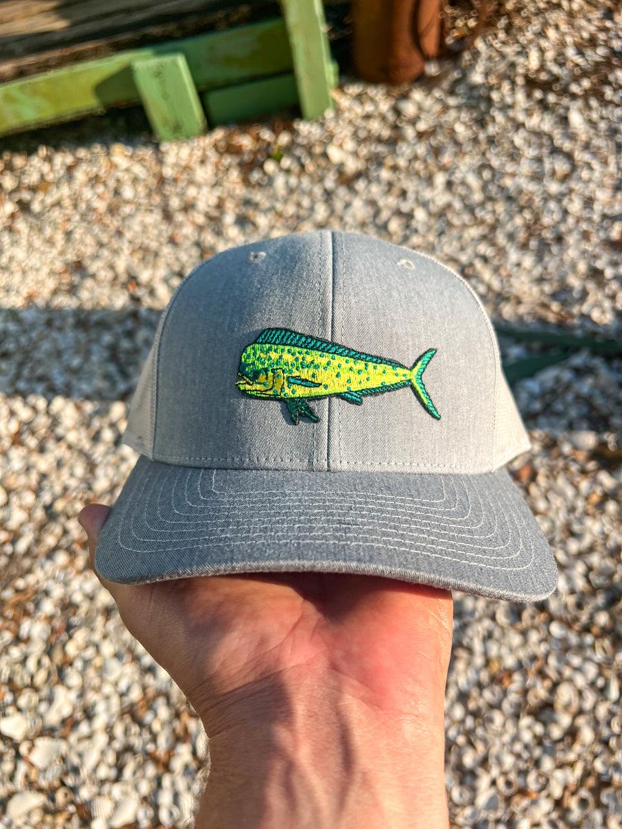 Mahi Mahi Hat [Heather Grey/ Light Grey] – Chick Chase